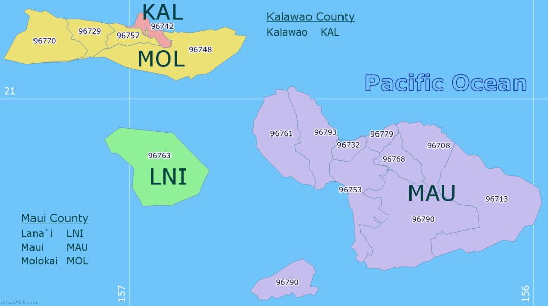 Mult Map Maui – Hawaii QSO Party